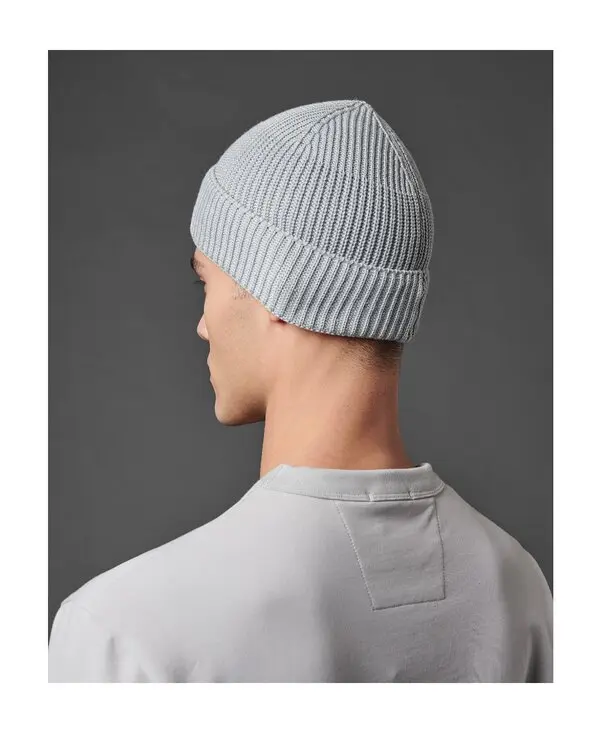 C.P. COMPANY Rib-knitted Beanie With Metropolis Series Emblem