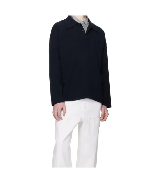 A.p.c. Long-sleeves Wool Polo Shirt