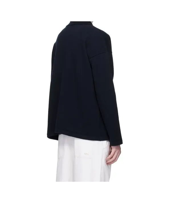 A.p.c. Long-sleeves Wool Polo Shirt