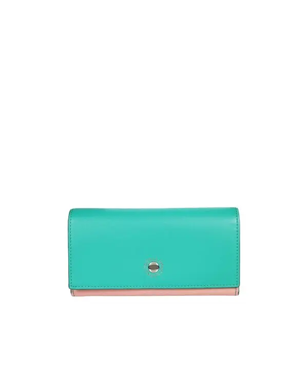 Stella McCartney Logo Wallet - Green