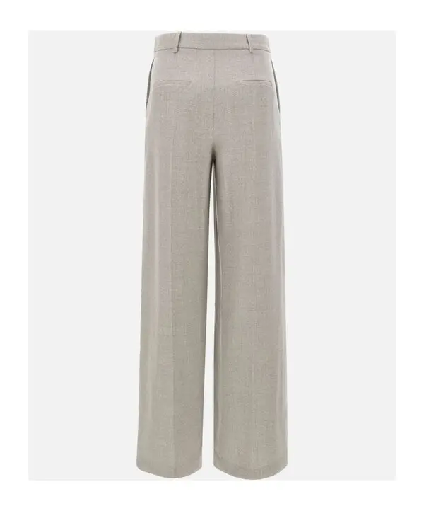 Eleventy Wide-leg Wool Pants