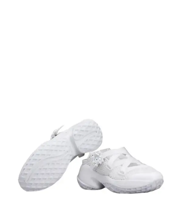 ROGER VIVIER Viv' Run Ballerinas With Crystal Buckle