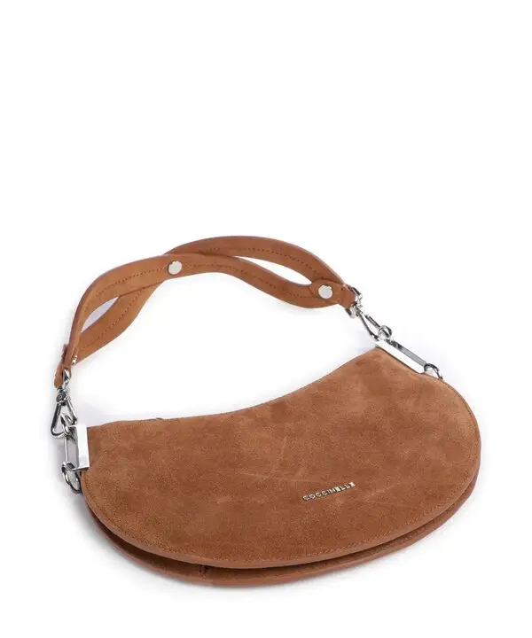 COCCINELLE Sunup Suede Shoulder Bag - Brown
