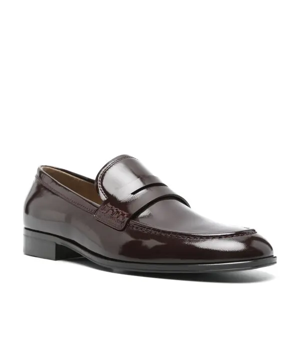 GIANVITO ROSSI Round Toe Loafers
