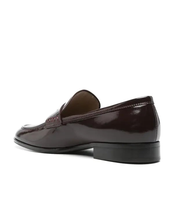 GIANVITO ROSSI Round Toe Loafers
