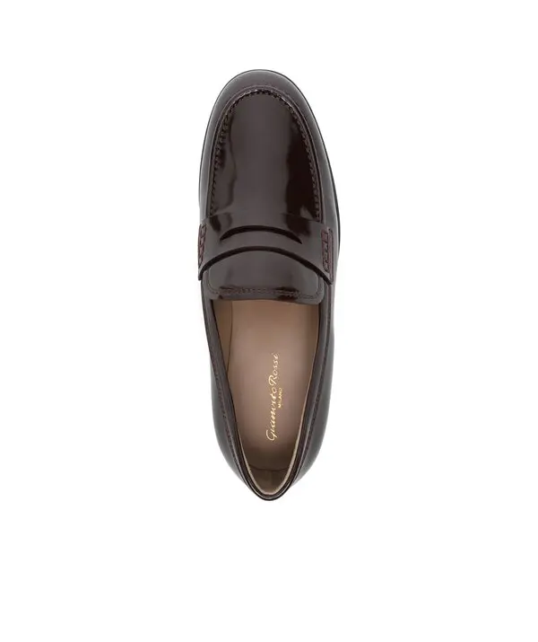 GIANVITO ROSSI Round Toe Loafers