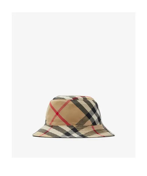 Burberry Checked Reversible Bucket Hat