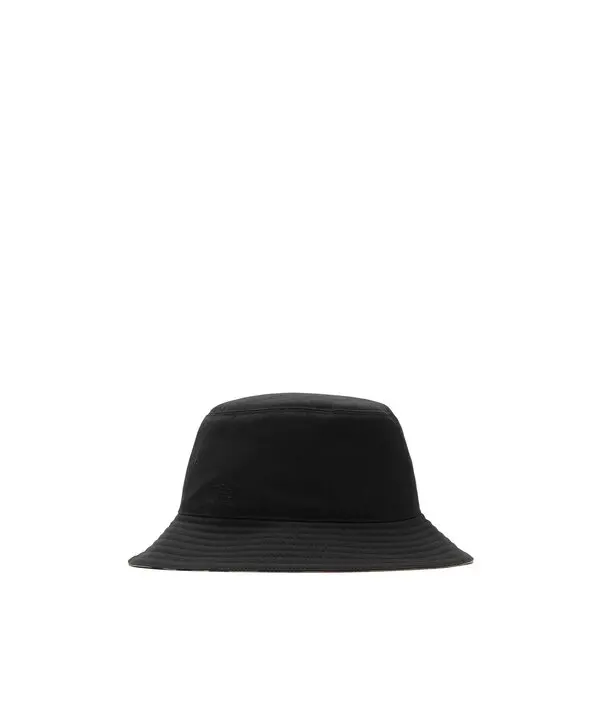 Burberry Checked Reversible Bucket Hat - Black