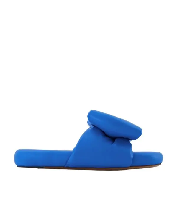 Off-White Bow Detail Slip-on Sandals - Blue