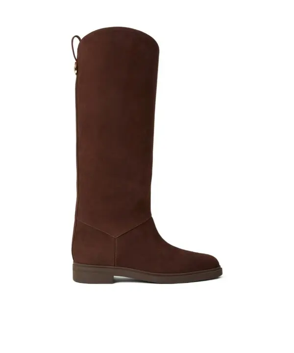 Loro Piana Knee High Boots - French Coffee