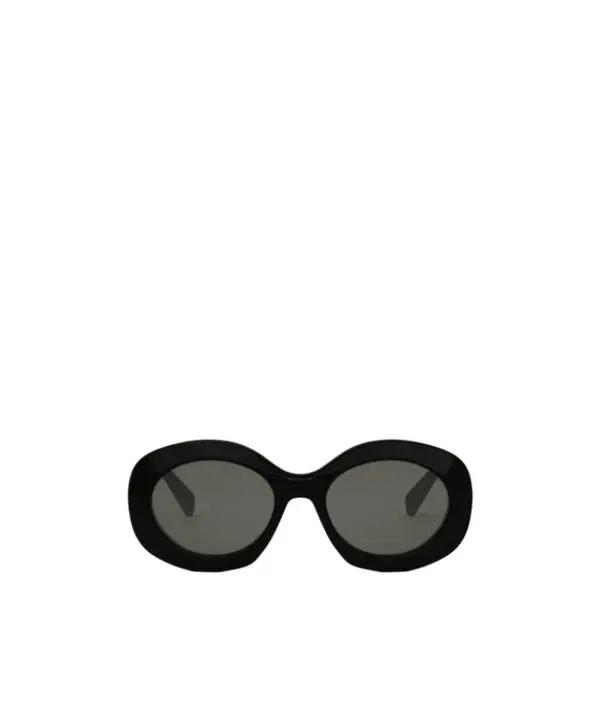 Celine Oval Frame Sunglasses - Black