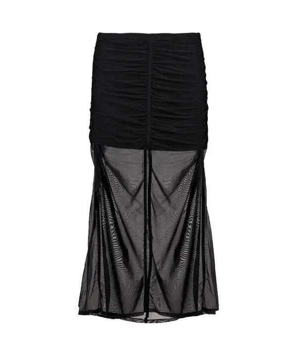 DIESEL® Gathered Midi Skirt