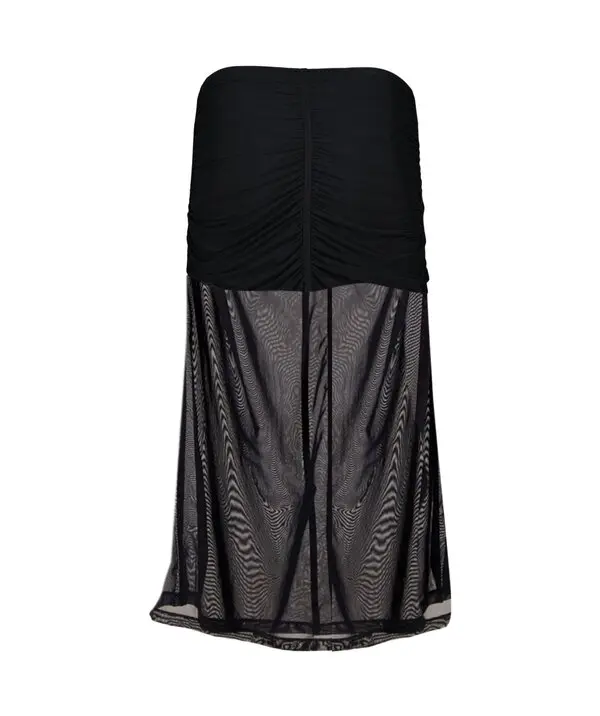 DIESEL® Gathered Midi Skirt