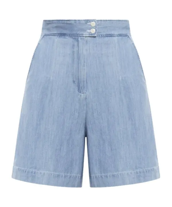 A.p.c. Pleated Denim Shorts