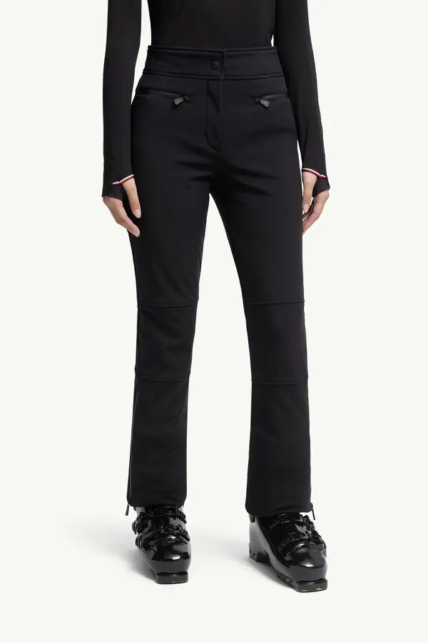 Moncler Panelled Ski Trousers - Black