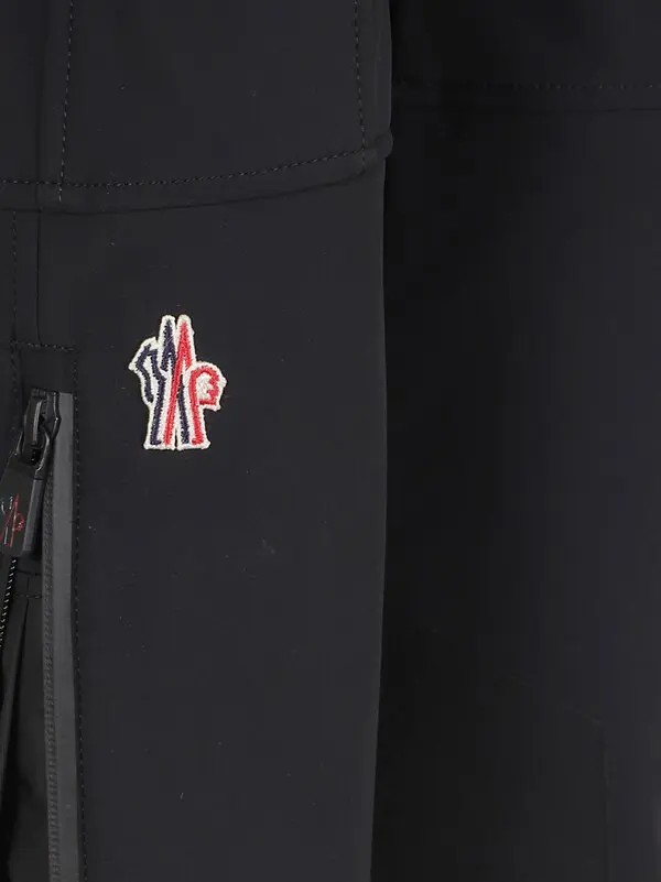Moncler Panelled Ski Trousers - Black
