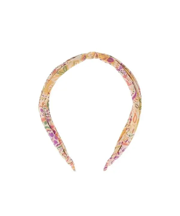 Etro Patterned Fabric Hair Band - Yellow