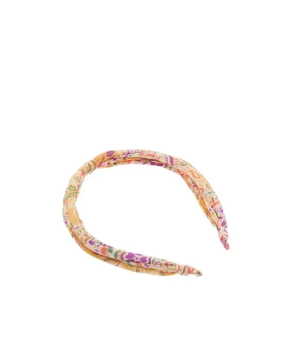 Etro Patterned Fabric Hair Band - Yellow