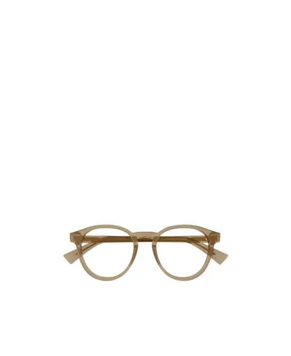 Bottega Veneta Bv1225o Round Glasses - Nude