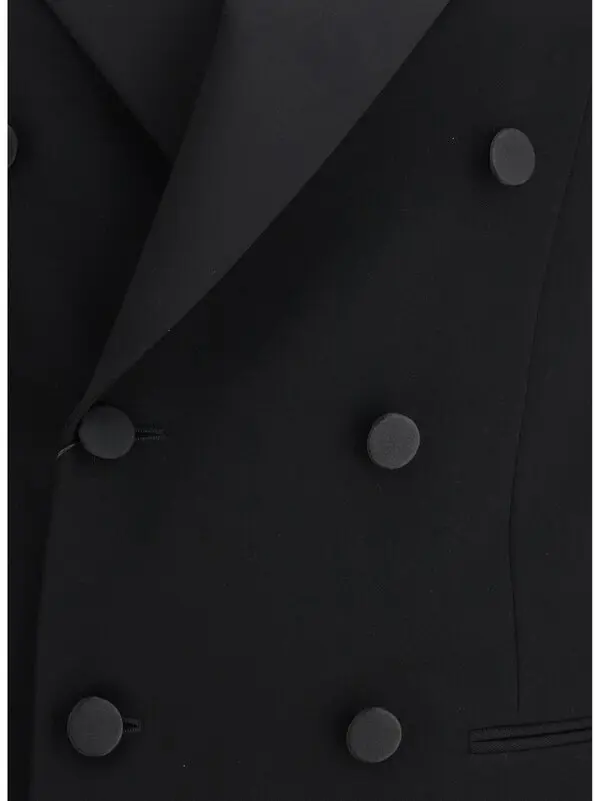 Saint Laurent Double-breasted Tuxedo Jacket