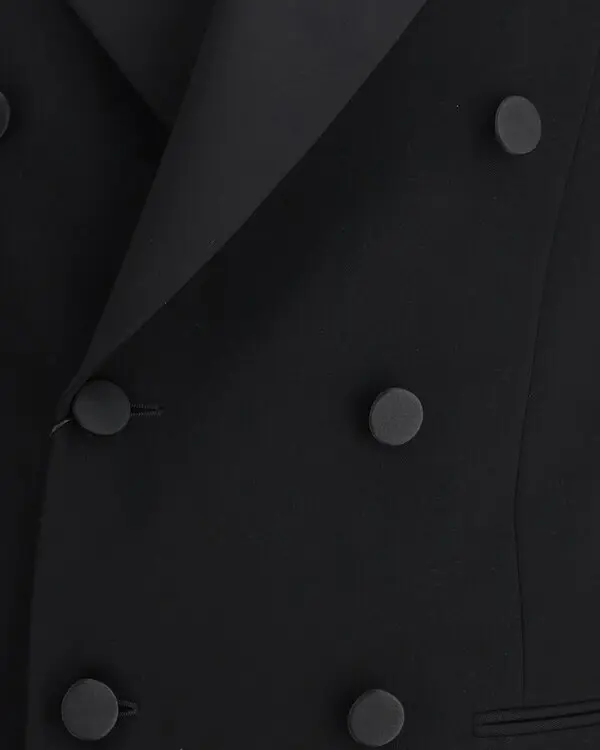 Saint Laurent Double-breasted Tuxedo Jacket