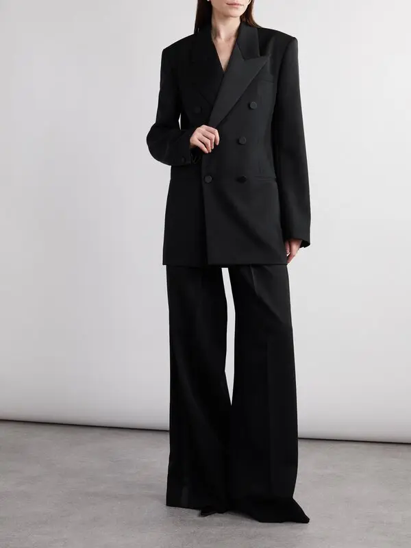 Saint Laurent Double-breasted Tuxedo Jacket