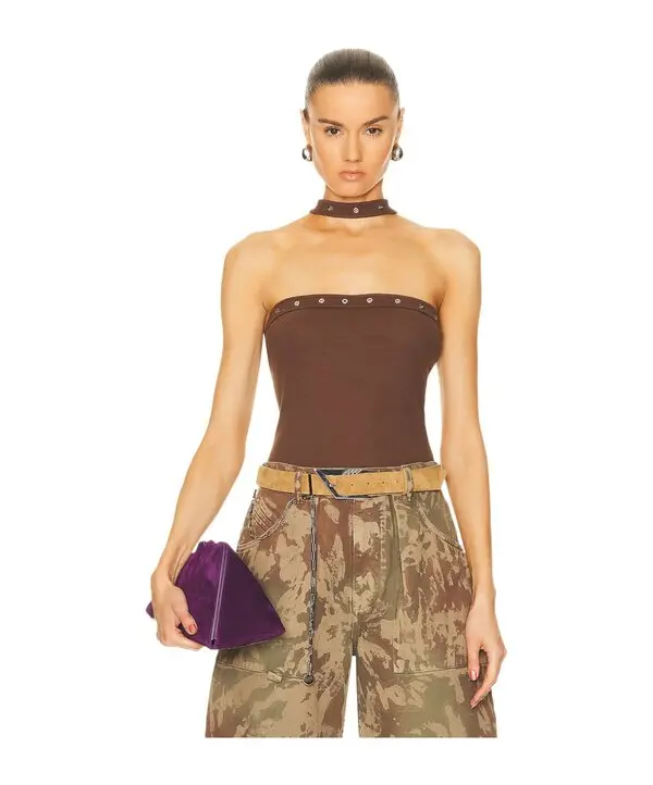 Attico Ribbed Cutout Vest