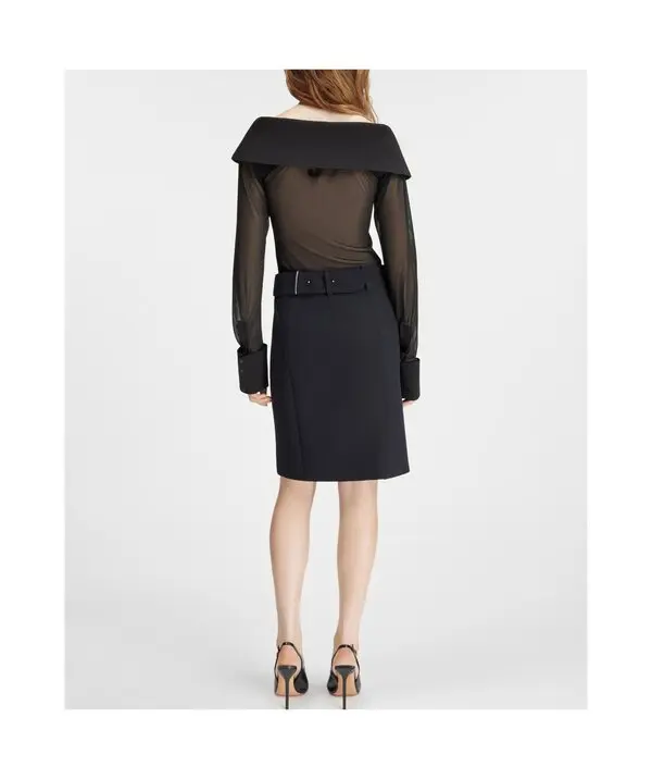 Jacquemus Off-shoulder Pointed Collar Shirt