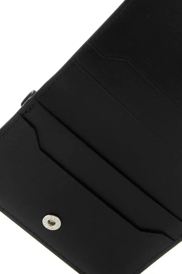 Montblanc Logo Plaque Foldover Top Wallet