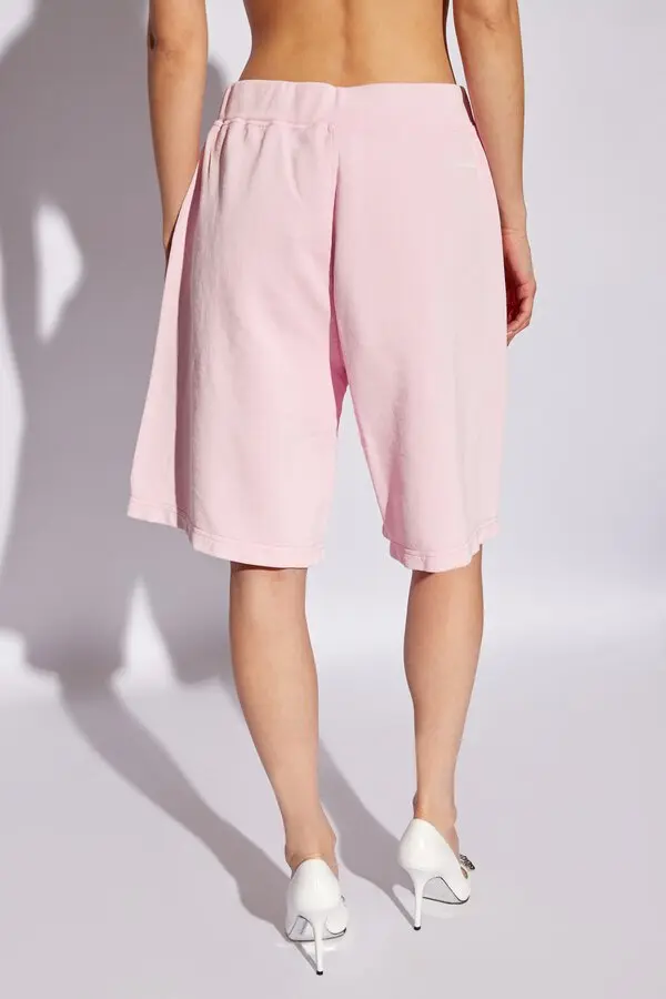 Dsquared2 Logo Detailed Knee-length Shorts - Pink