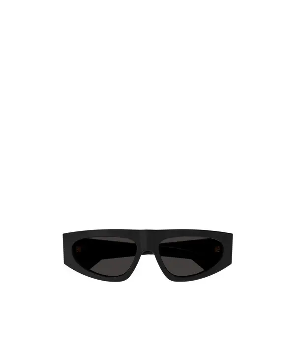 Bottega Veneta Rectangular Frame Sunglasses - Black