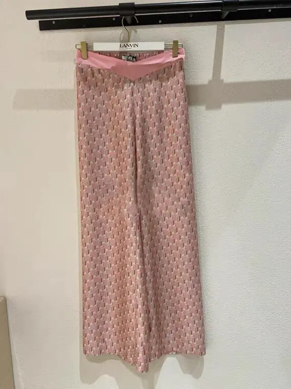 LANVIN Presbyopia Straight Leg Casual Pants