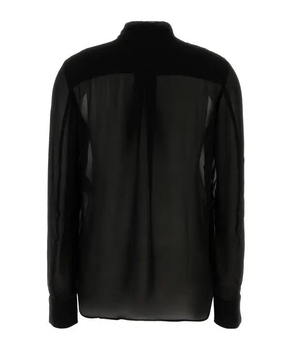 Isabel Marant Étoile Elaura Satin Pussy Bow Blouse