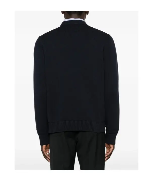 Gucci Logo Intarsia Knit Jumper - Black