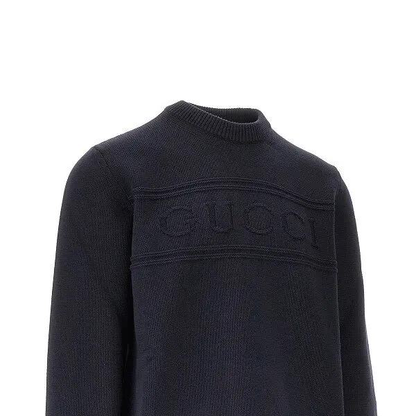Gucci Logo Intarsia Knit Jumper