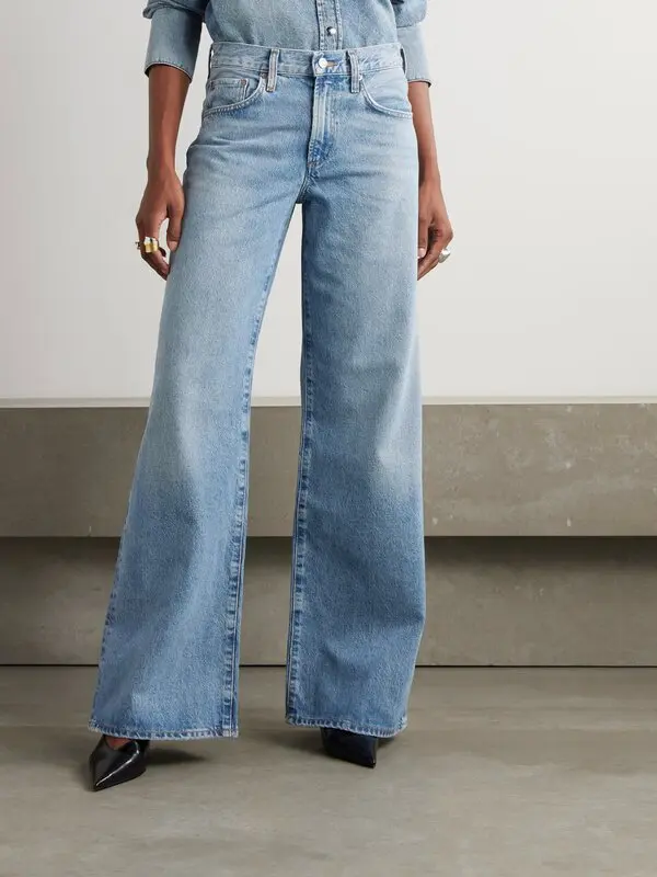 AGOLDE Wide-leg Denim Trousers