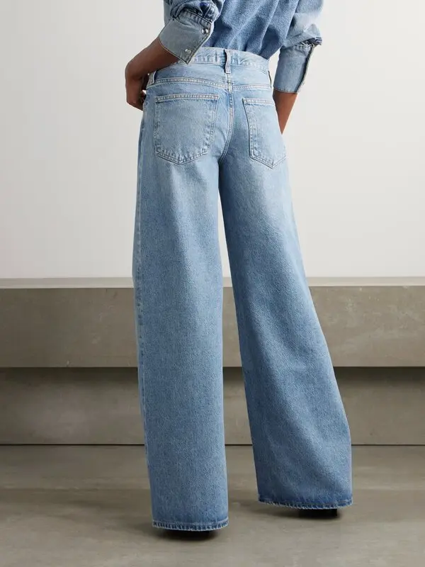 AGOLDE Wide-leg Denim Trousers