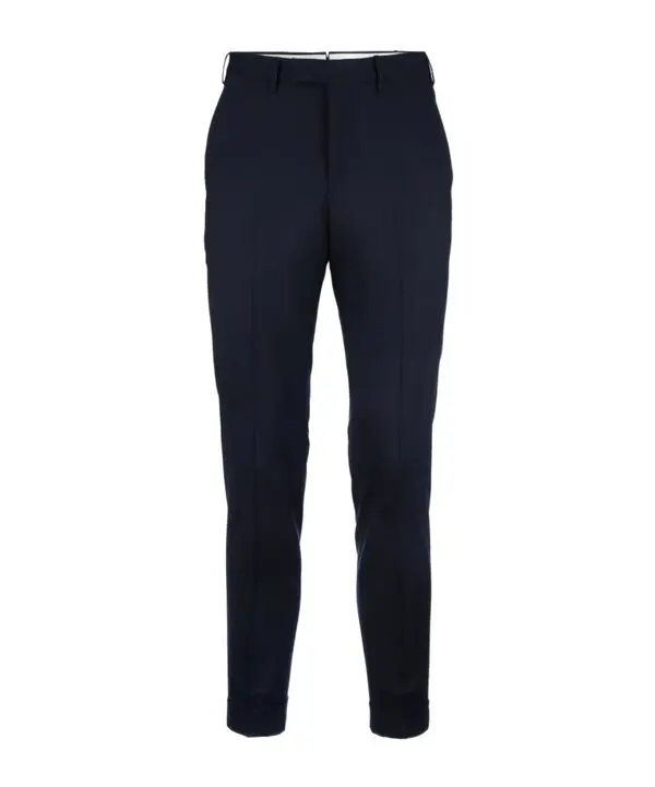 PT TORINO Slim Fit Tailored Trousers - Black