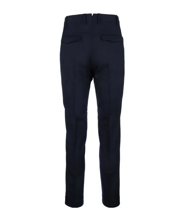 PT TORINO Slim Fit Tailored Trousers - Black