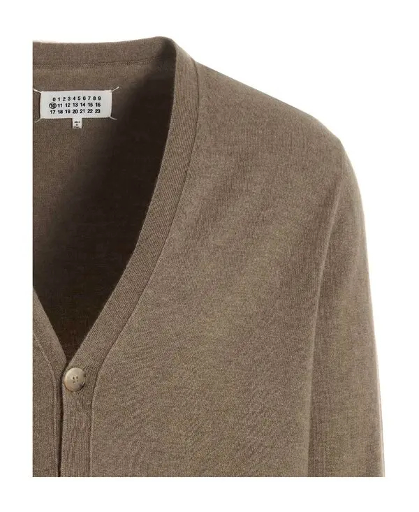 MAISON MARGIELA V-neck Cardigan - Brown