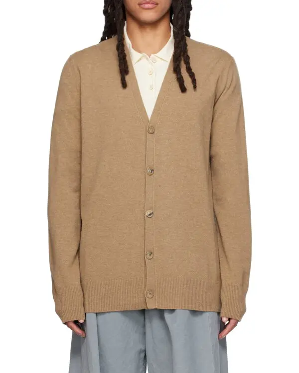 MAISON MARGIELA V-neck Cardigan - Brown