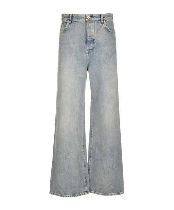 Loewe Logo Patch Wide Leg Jeans
