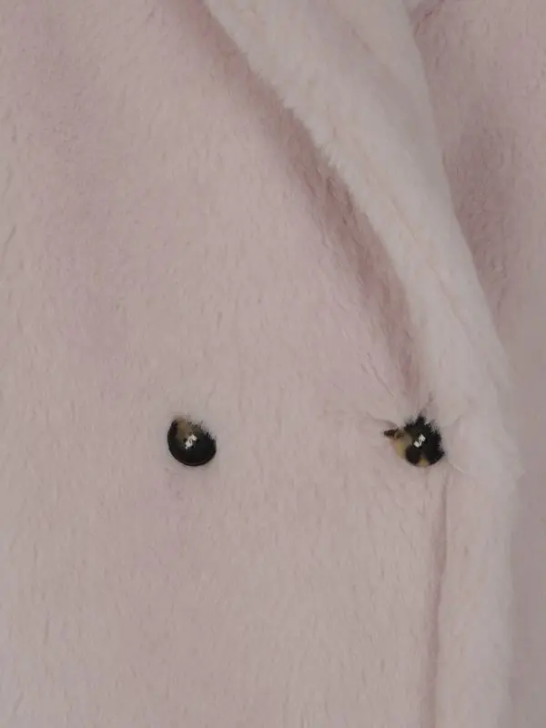 Max Mara Tedgirl Button-up Long Coat - Pink