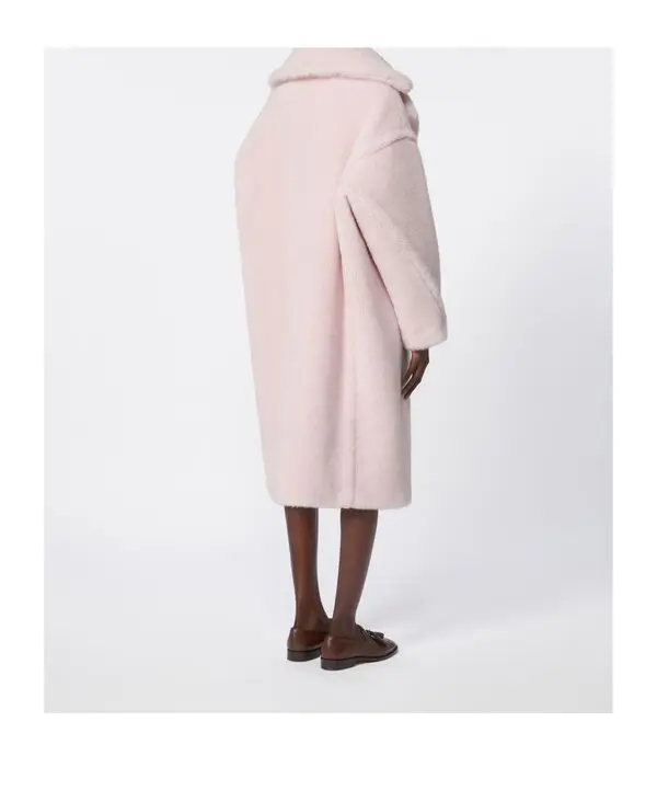 Max Mara Tedgirl Button-up Long Coat - Pink