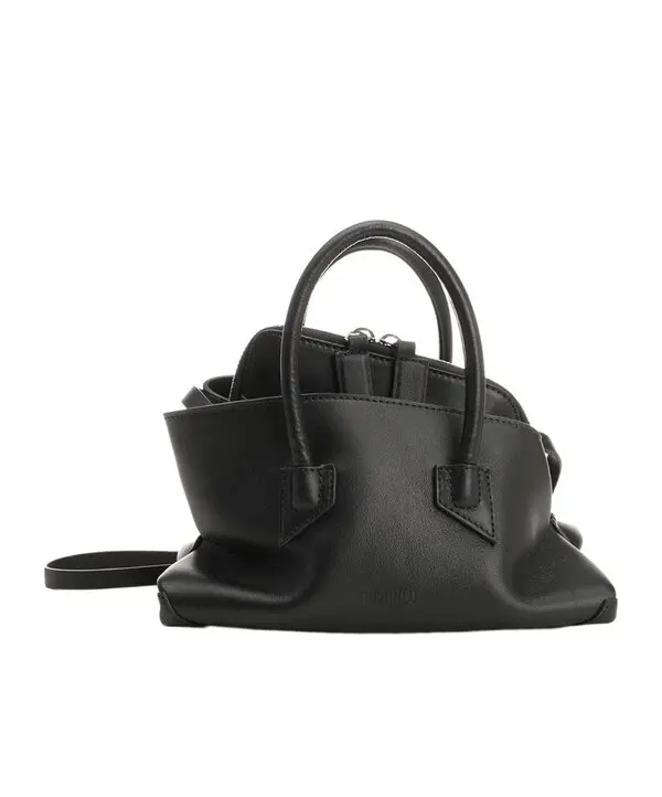 Attico La Passeggiata Mini Top Handle Bag - Black