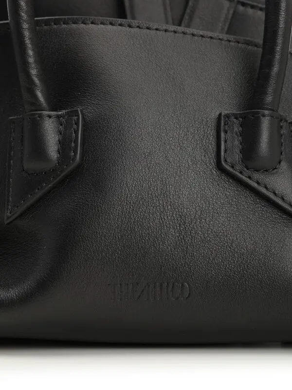 Attico La Passeggiata Mini Top Handle Bag - Black