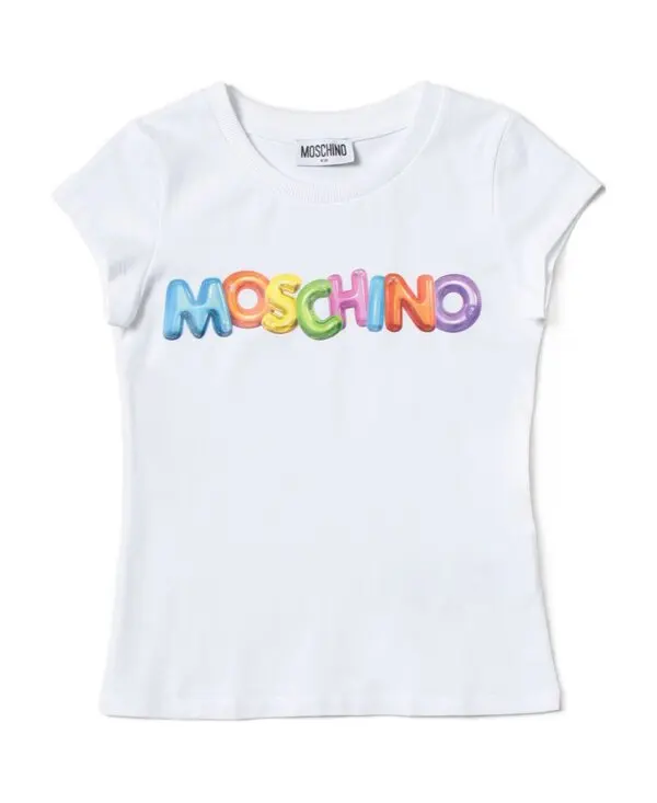 Moschino Print Short-sleeve T-shirt - White