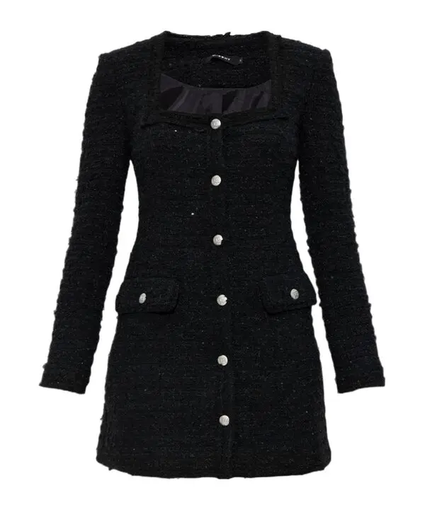 MISBHV Button-up Tweed Dress