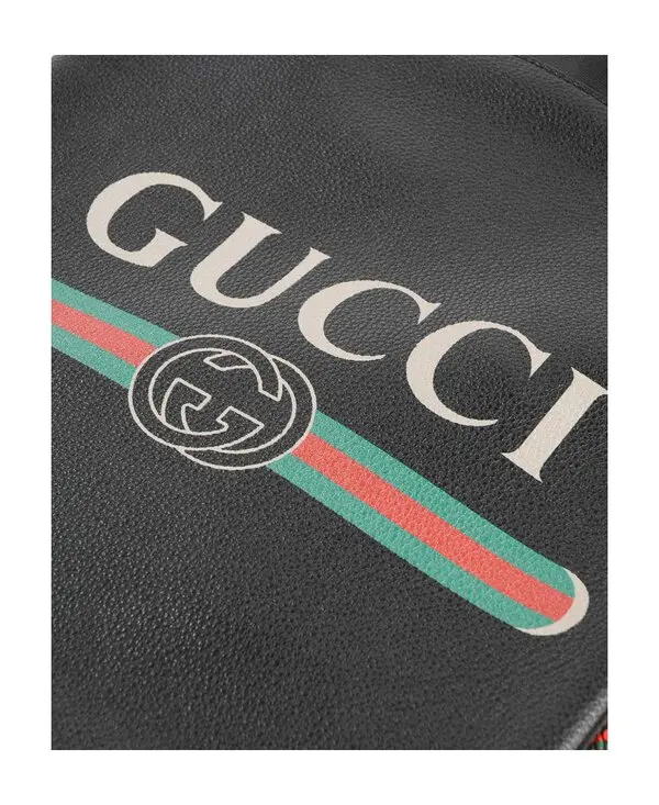 Gucci Logo Drawstring Backpack