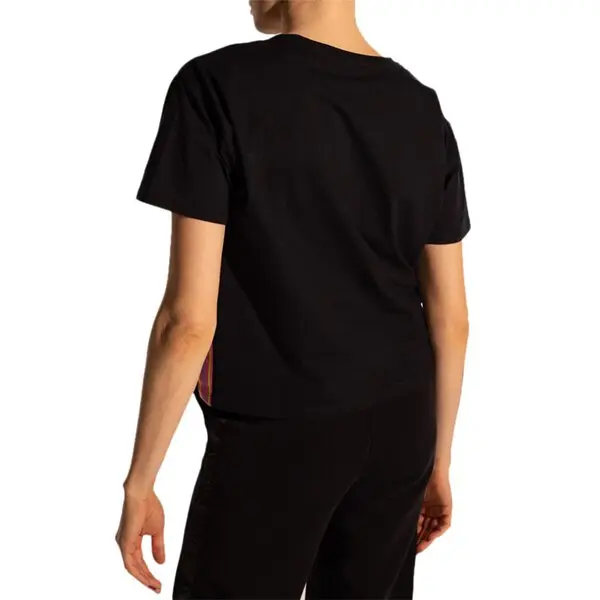 EA7 Cotton T-shirt With Logo Print